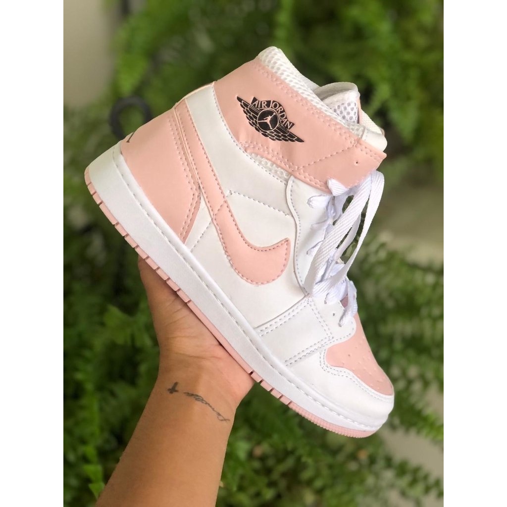 TENIS NIKE AIR JORDAN CANO ALTO FEMINO - FRETE GRATIS | Shopee Brasil