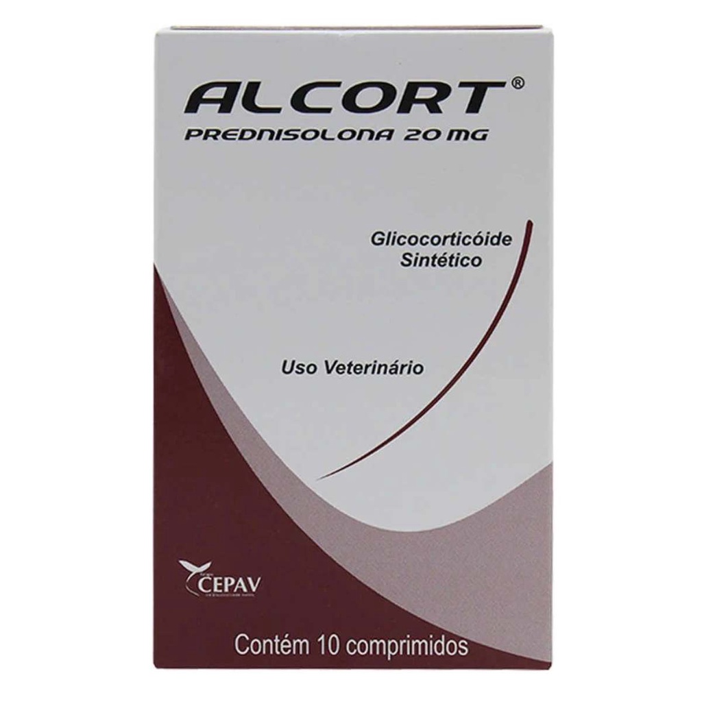 Alcort Prednisolona 20Mg | 10 Comprimidos | Shopee Brasil