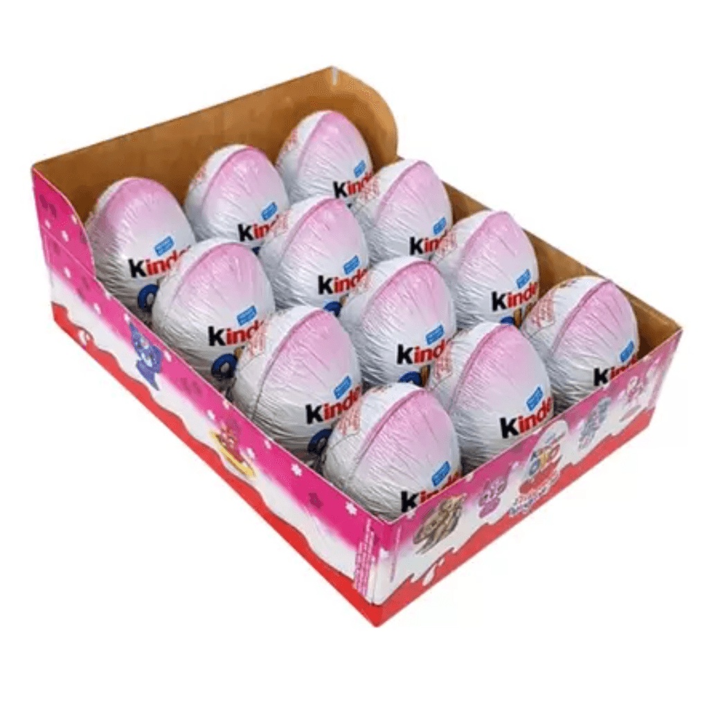 Kinder Ovo Menina 12x20r - Ferrero Rocher | Shopee Brasil