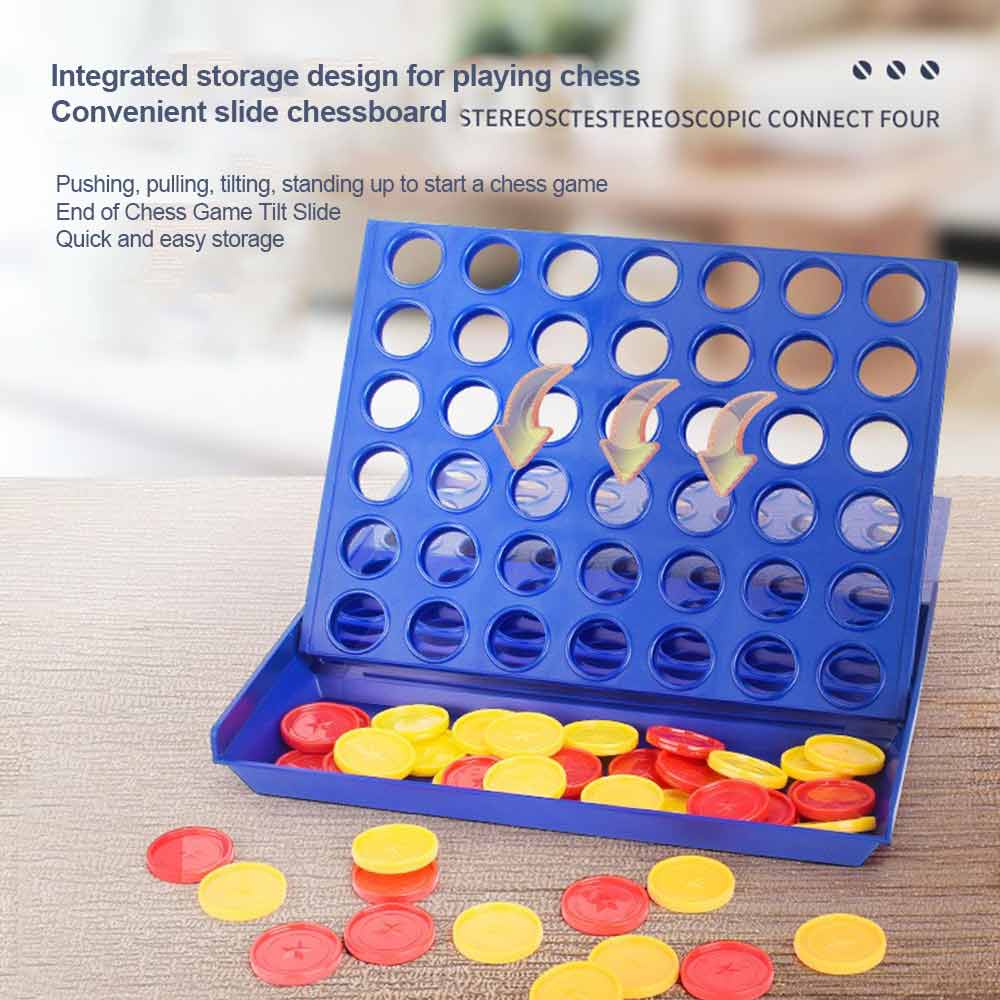 Large Connect Four In A Row 4 In A Line Board Game Kids Children ...