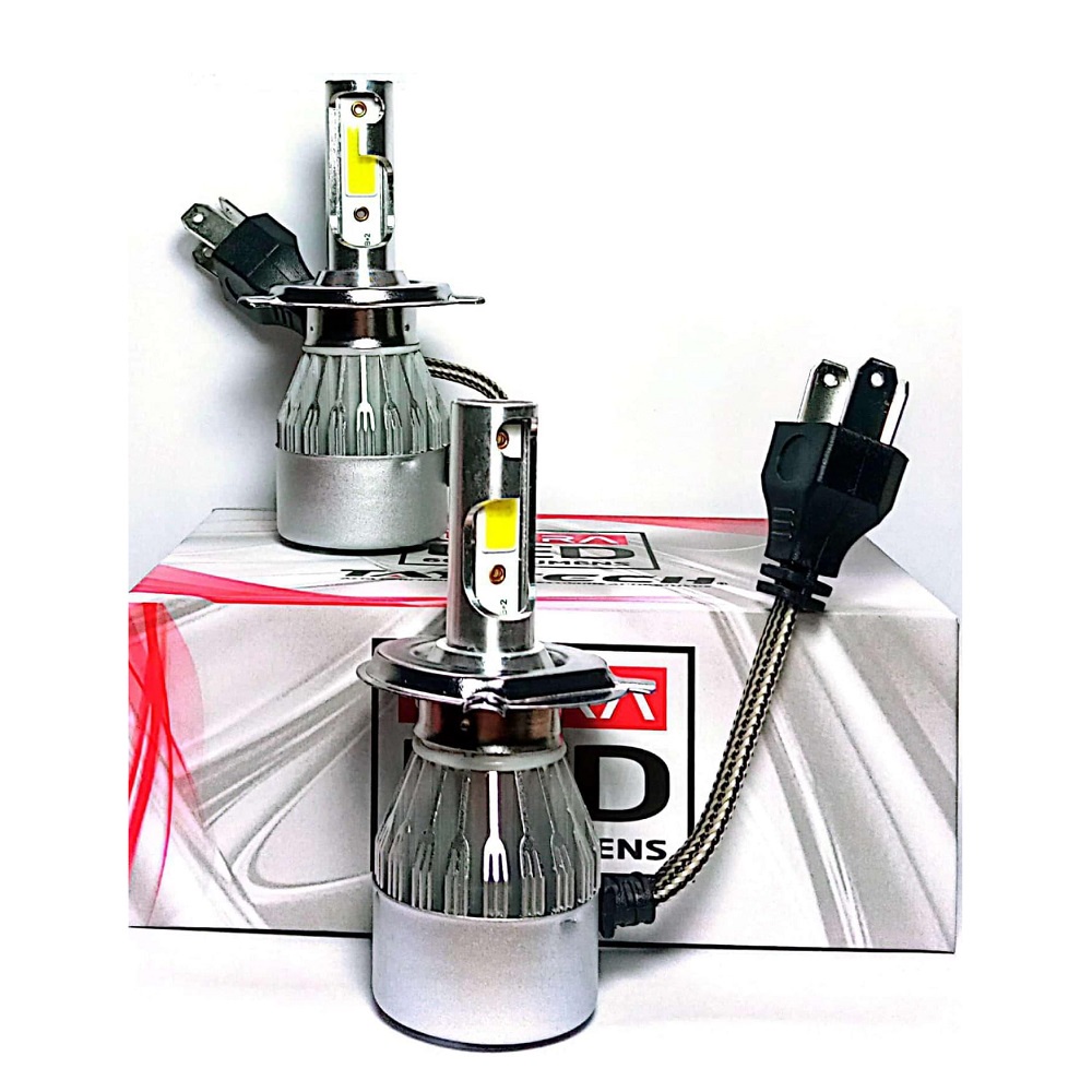 Lampada Automotiva Ultra Led H4 Super Branca 6000 Lumens 40w | Shopee Brasil