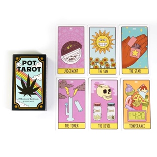 Pot Tarot Bright and Beautifully Illustrated Tarot Deck 78 Pcs Cards ...