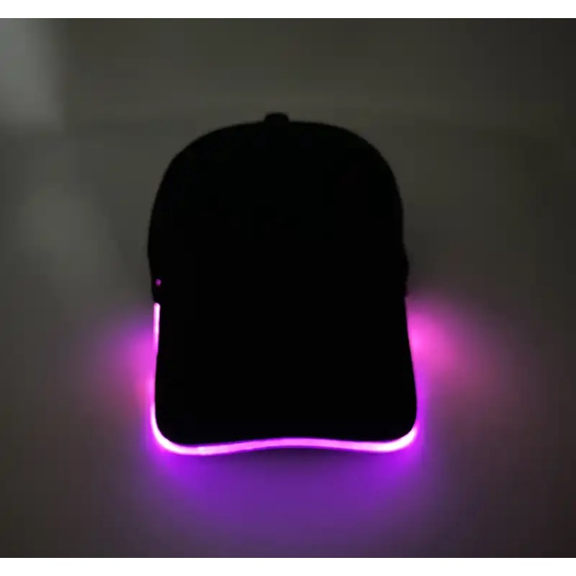 Boné Led Fibraóptica Festas Show Natal Reveillon Váriascores | Shopee ...