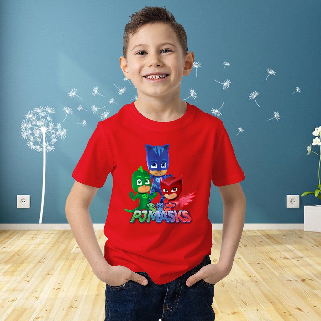 Camisa Infantil Desenho Pj Herois Pjamax Corujita Masks | Shopee Brasil
