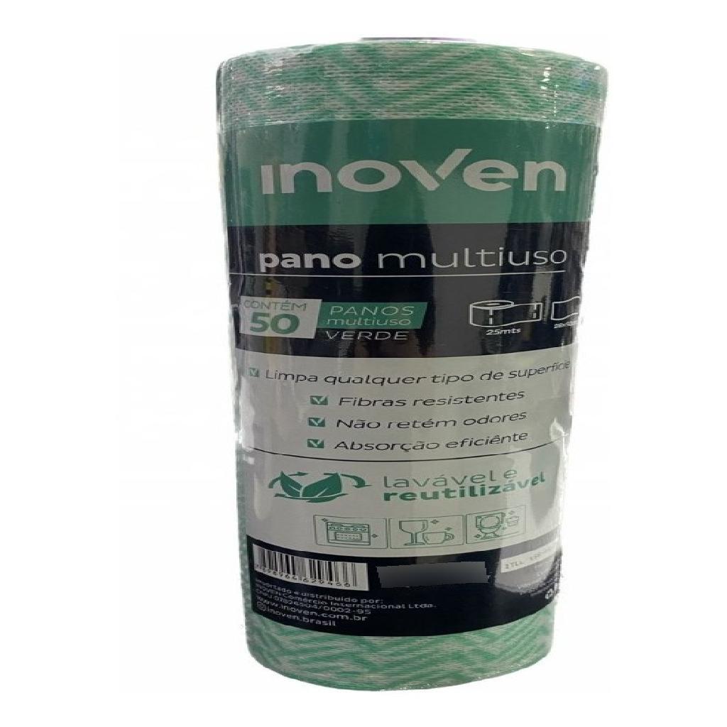 Pano Multiuso Inoven 28cm X25m - 50 Panos Pronta Entrega | Shopee Brasil