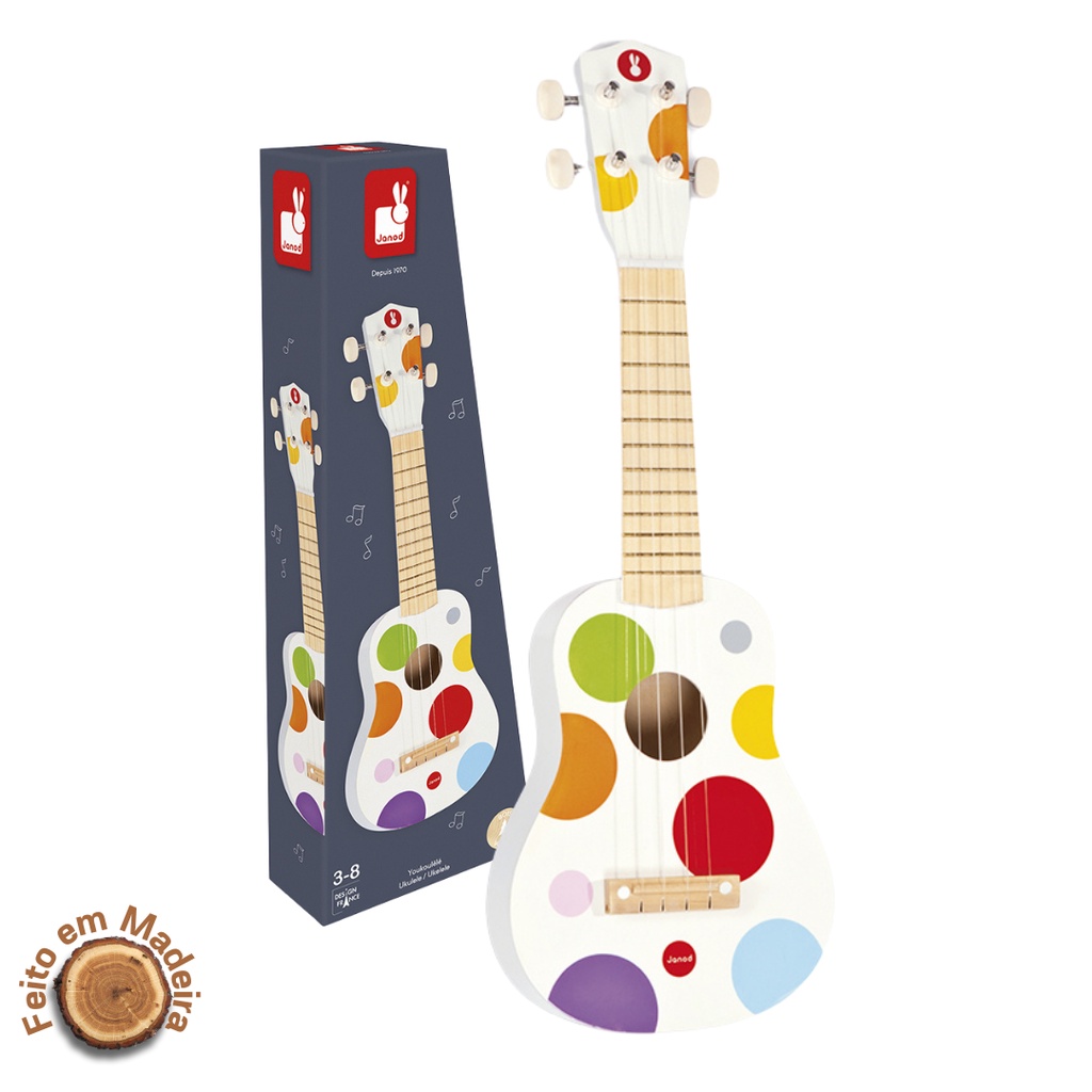 Meu Primeiro Ukulele Confetti - Instrumentos Musicais - Brinquedos e ...