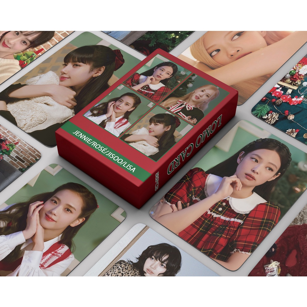 55pcs BP HANK & ROSE JISOO ME Lomo Cards GIRLS Album ROSE 2024 season's ...