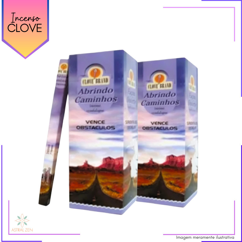 Incenso Clove Brand Abrindo Caminhos - Kit com 8 Iguais ou Variados ...