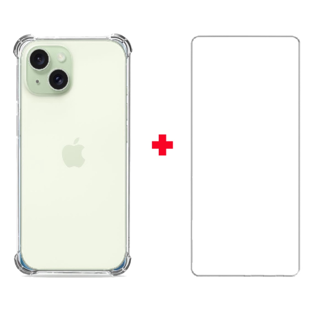 Capa Proteção Anti Queda Para Iphone 15 + Pelicula Vidro | Shopee Brasil
