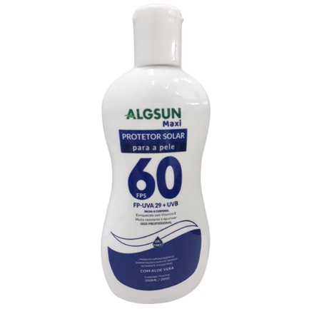 Protetor Solar FPS 60 ALG 200 ml | Shopee Brasil