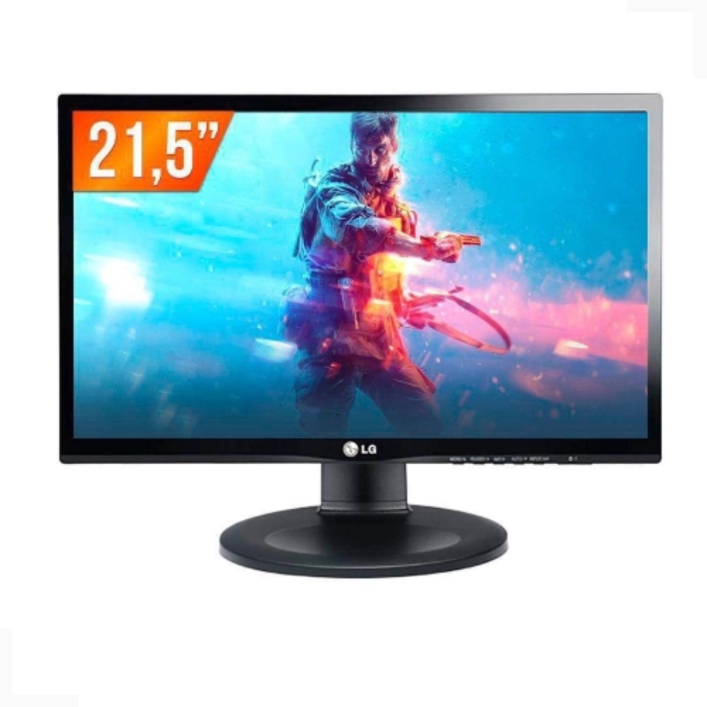 Monitor Lg 22 pol. Widescreen 1920x1080 Full HD Painel IPS com Ajuste ...