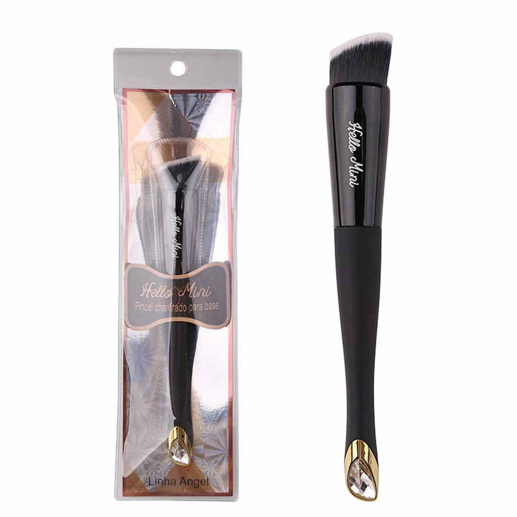 Pincel Chanfrado para Base Linha Angel Hello Mini FH05 | Shopee Brasil
