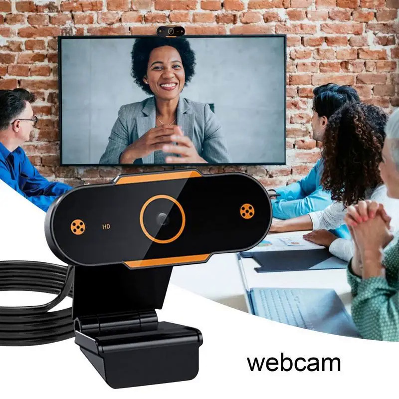 Câmera Mini Web Cam Com Microfone Usb Webcan Autofocus 1080P Full HD ...