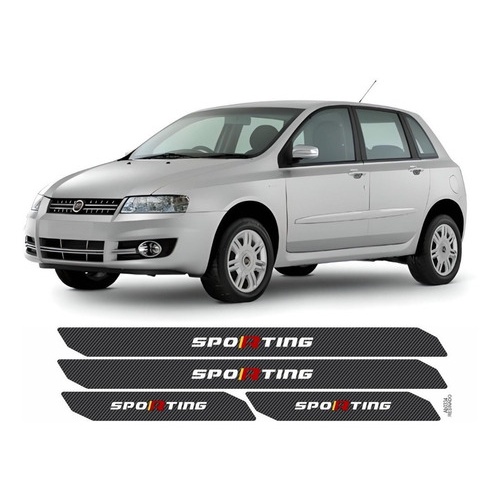 Adesivo Protetor Soleira 3d M1 4 Portas Carro Fiat Stilo Uno | Shopee ...