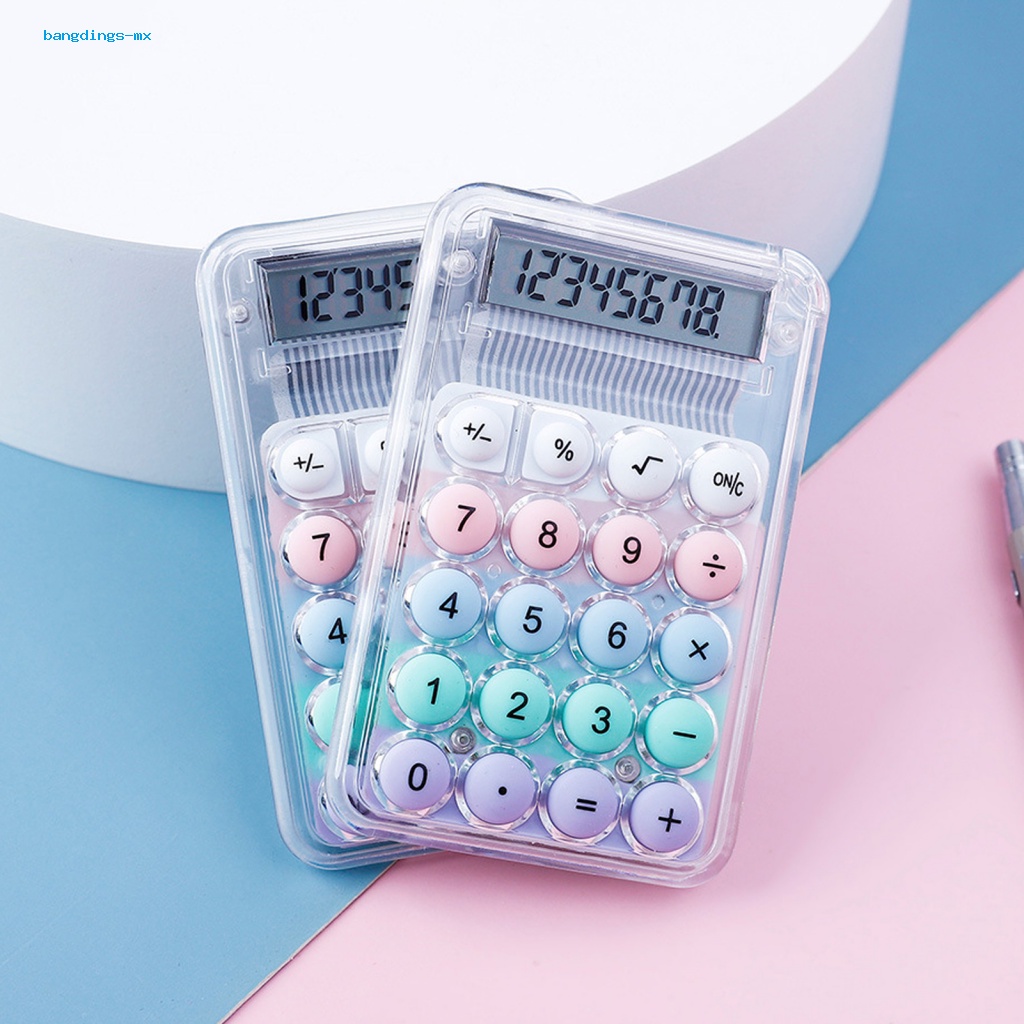 Mini Pocket Calculator Portable Handheld Math Device with Lcd Display ...