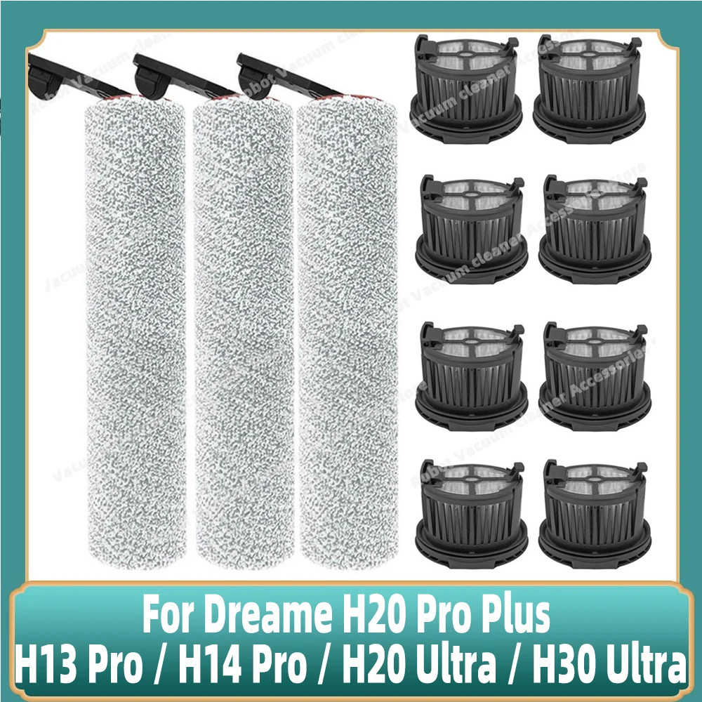 Dreame H20 Pro Plus/H13 Pro/H14 Pro/H20 Ultra/H30 Ultra Roller Escova Filtro Malha | Shopee Brasil