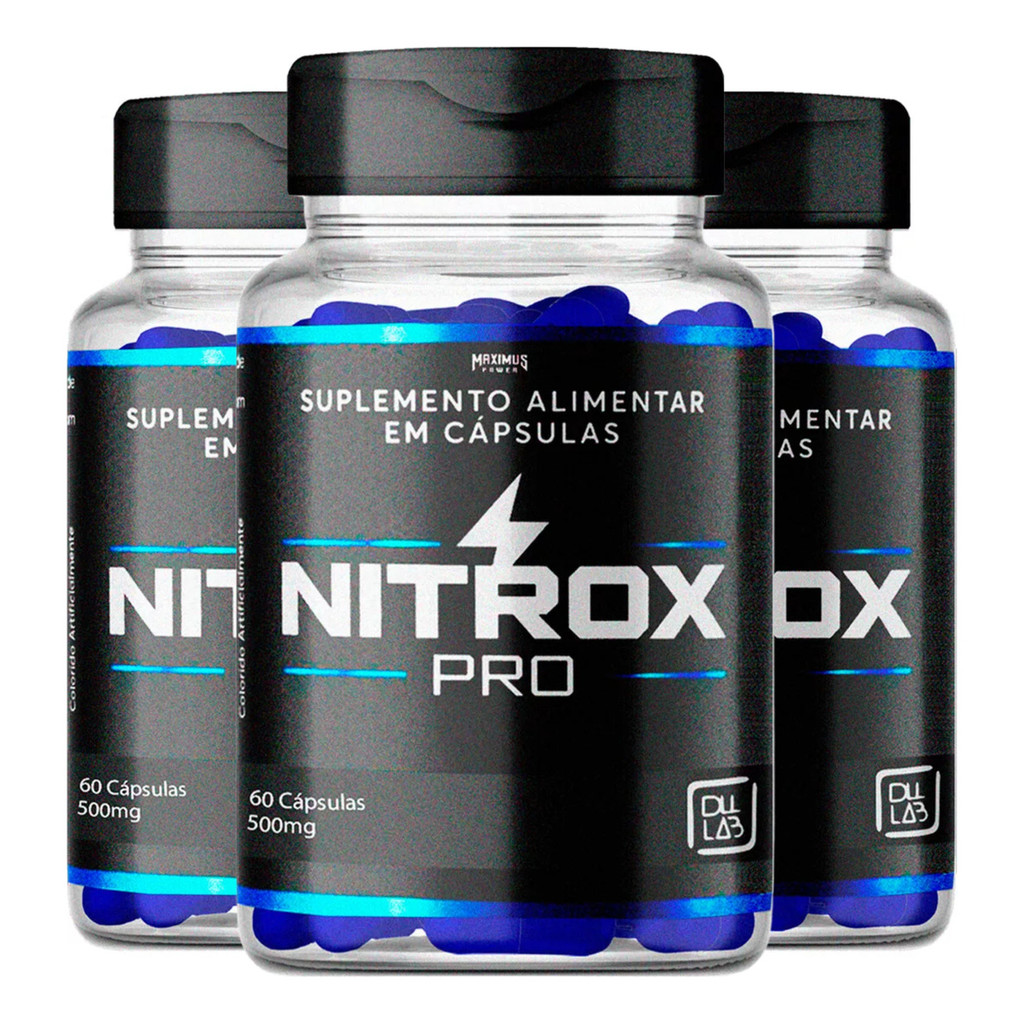 Leve 3 Pague 2 Nitrox Pro® 60 Cáps. Original | Shopee Brasil