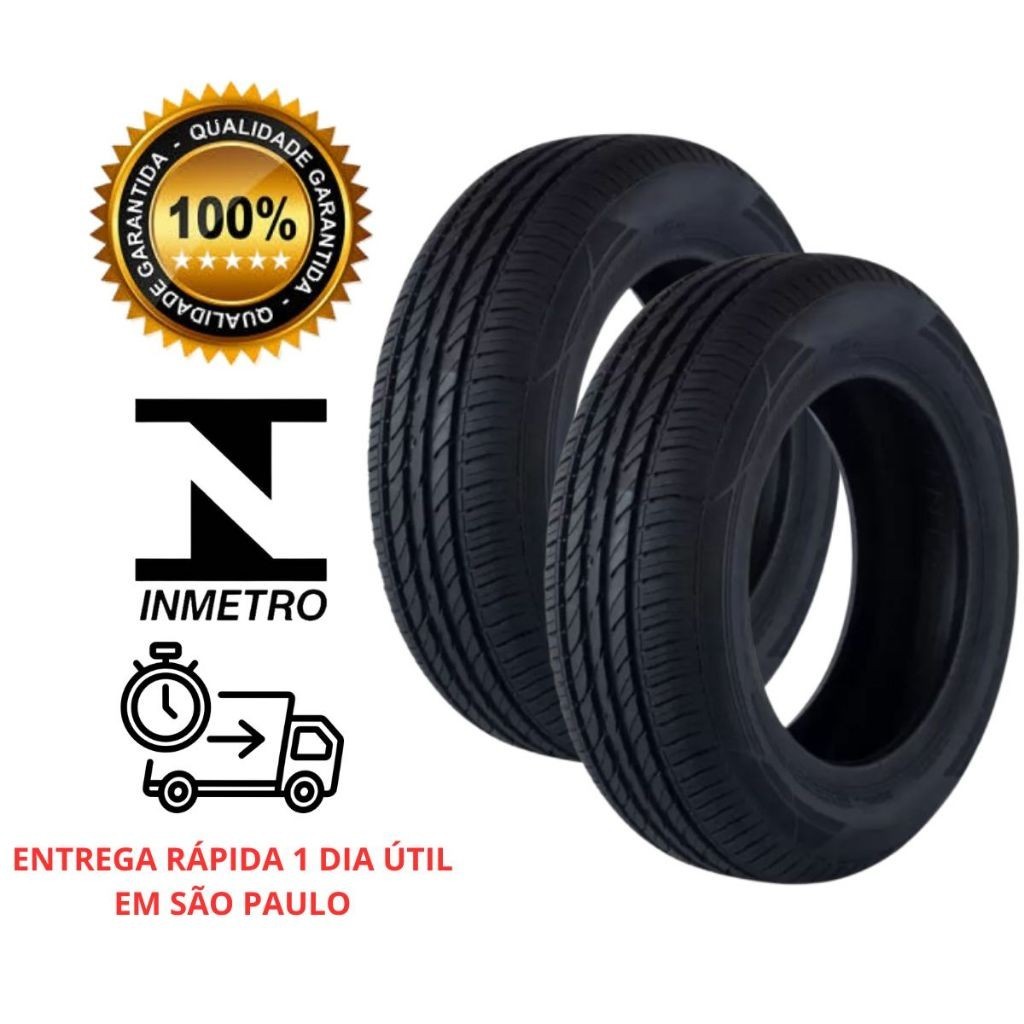 Kit 2 Pneu Aro 14 - 175/65 R15 Remold Garantia barato Com Selo do Inmetro Linha Premium Pneu ...