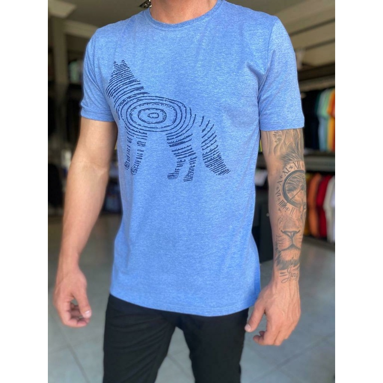 Camiseta React Acostamento Azul Zafira | Shopee Brasil