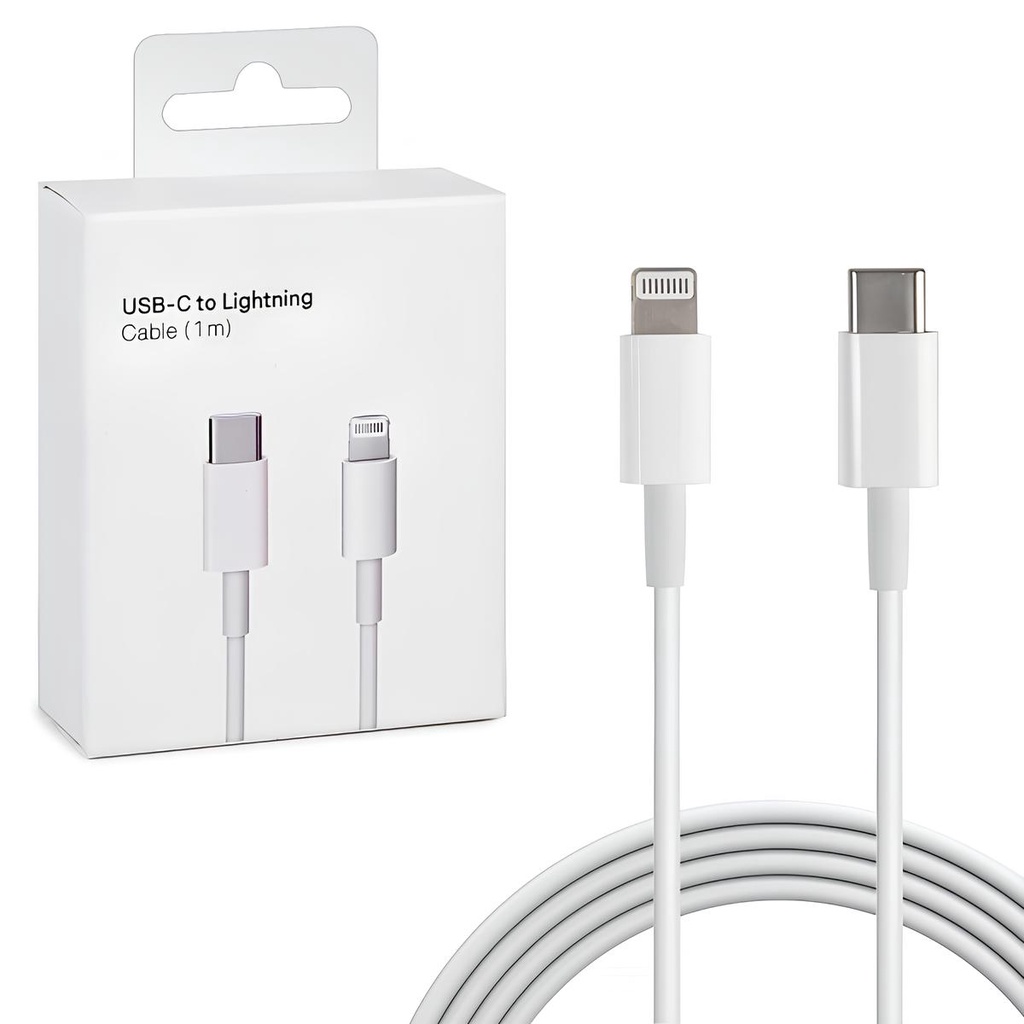 Cabo Para iPhone Tipo C Lightning 1m USB-C Tipo C de Carregamento Turbo ...