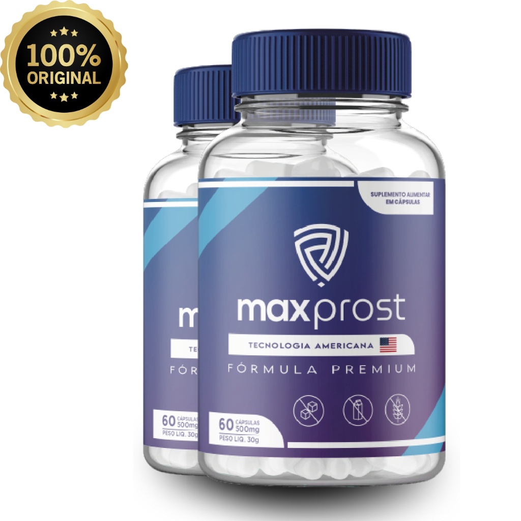 2 Max Prost - Suplemento Alimentar - 120 Cápsulas - Promoção Original ...