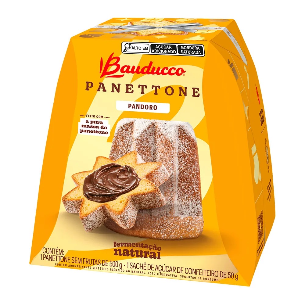 Panettone Pandoro Bauducco 500g | Shopee Brasil