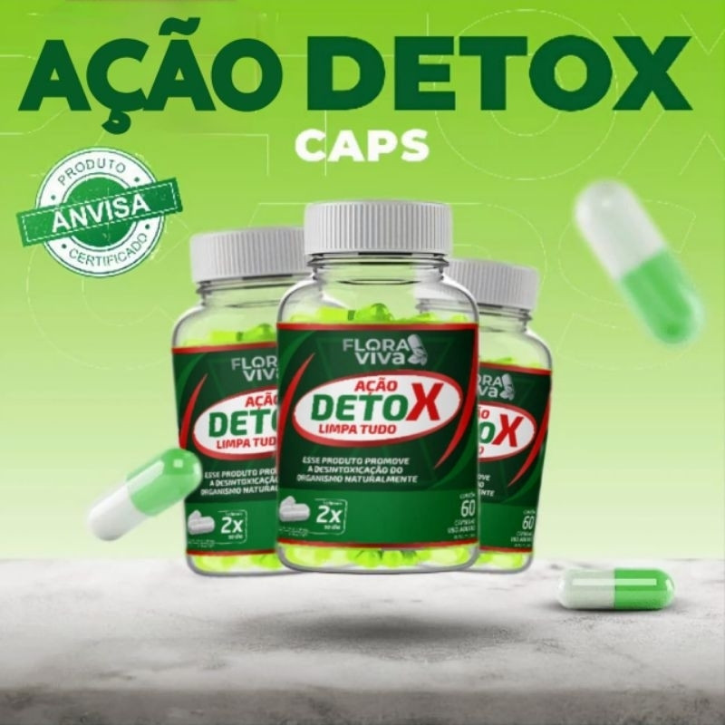 Detox Original 60 Caps 500mg | Shopee Brasil
