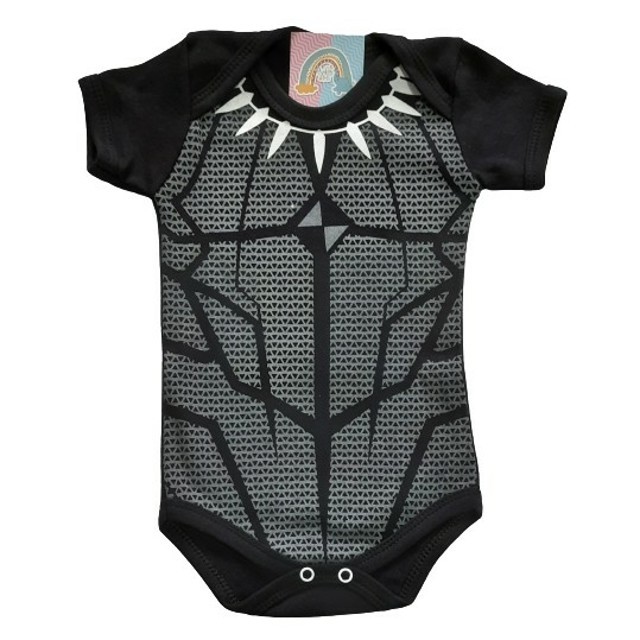 Body Temático em Suedine Pantera Negra | Shopee Brasil
