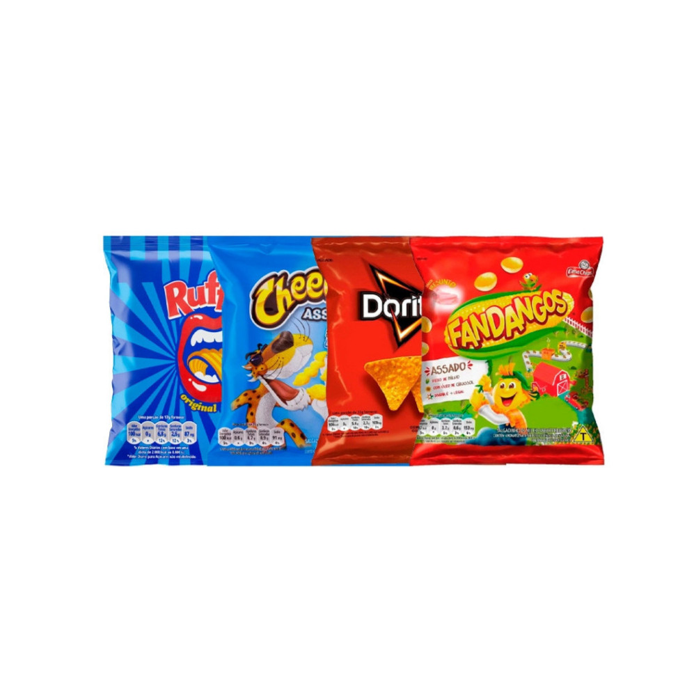 Kit 45 Salgadinhos Elma Chips | Shopee Brasil