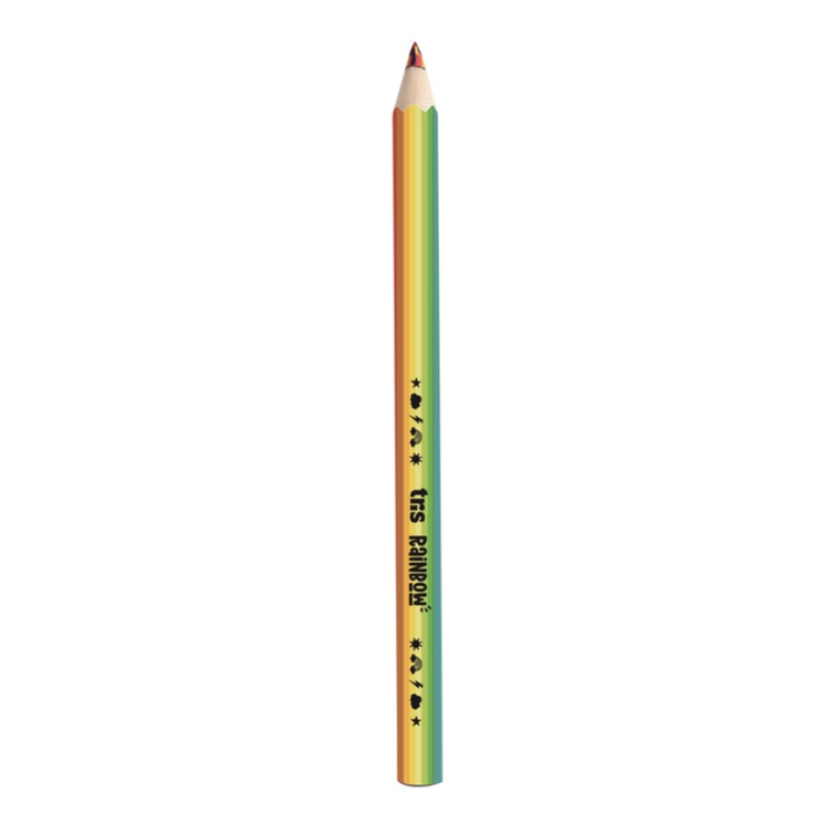 Lápis de Cor Rainbow Jumbo - Tris | Shopee Brasil