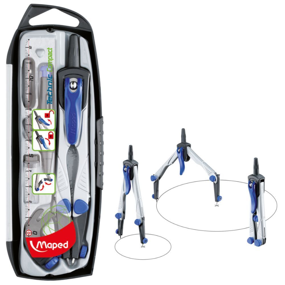 Compasso Technic Compact Com Estojo - Maped - Escorrega o Preço