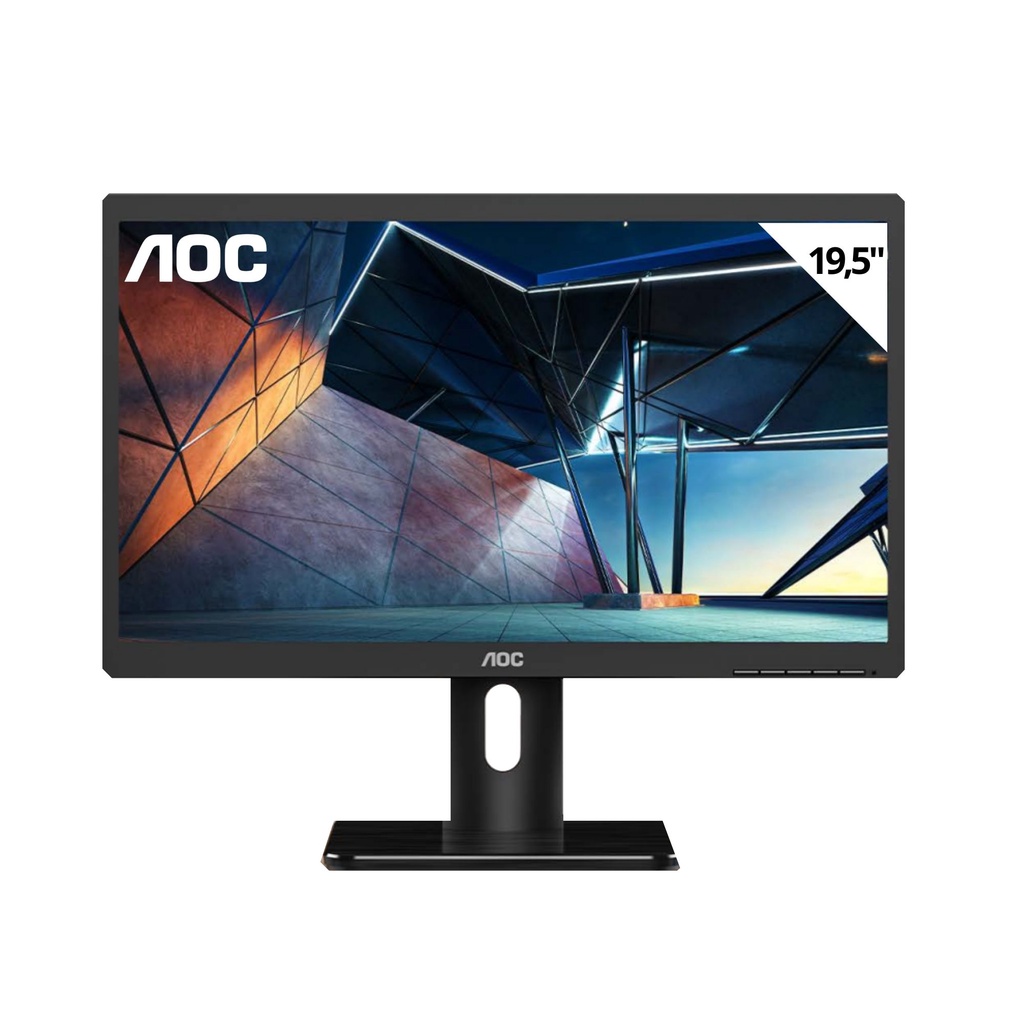 Monitor AOC 19,5" HD+ Widescreen LED 60Hz 5ms VGA/HDMI 20E1H | Shopee Brasil