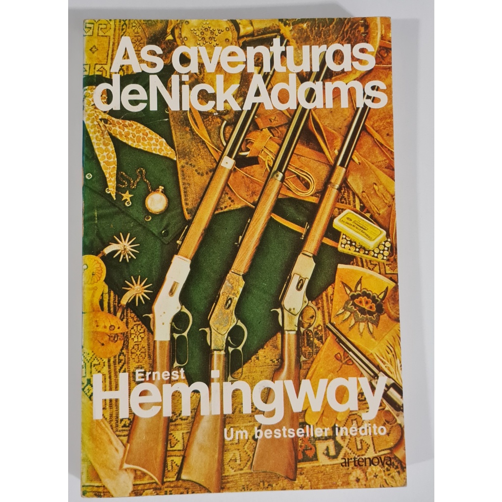 LIVRO, AS AVENTURAS DE NICK ADAMS, ERNEST HEMINGWAY | Shopee Brasil