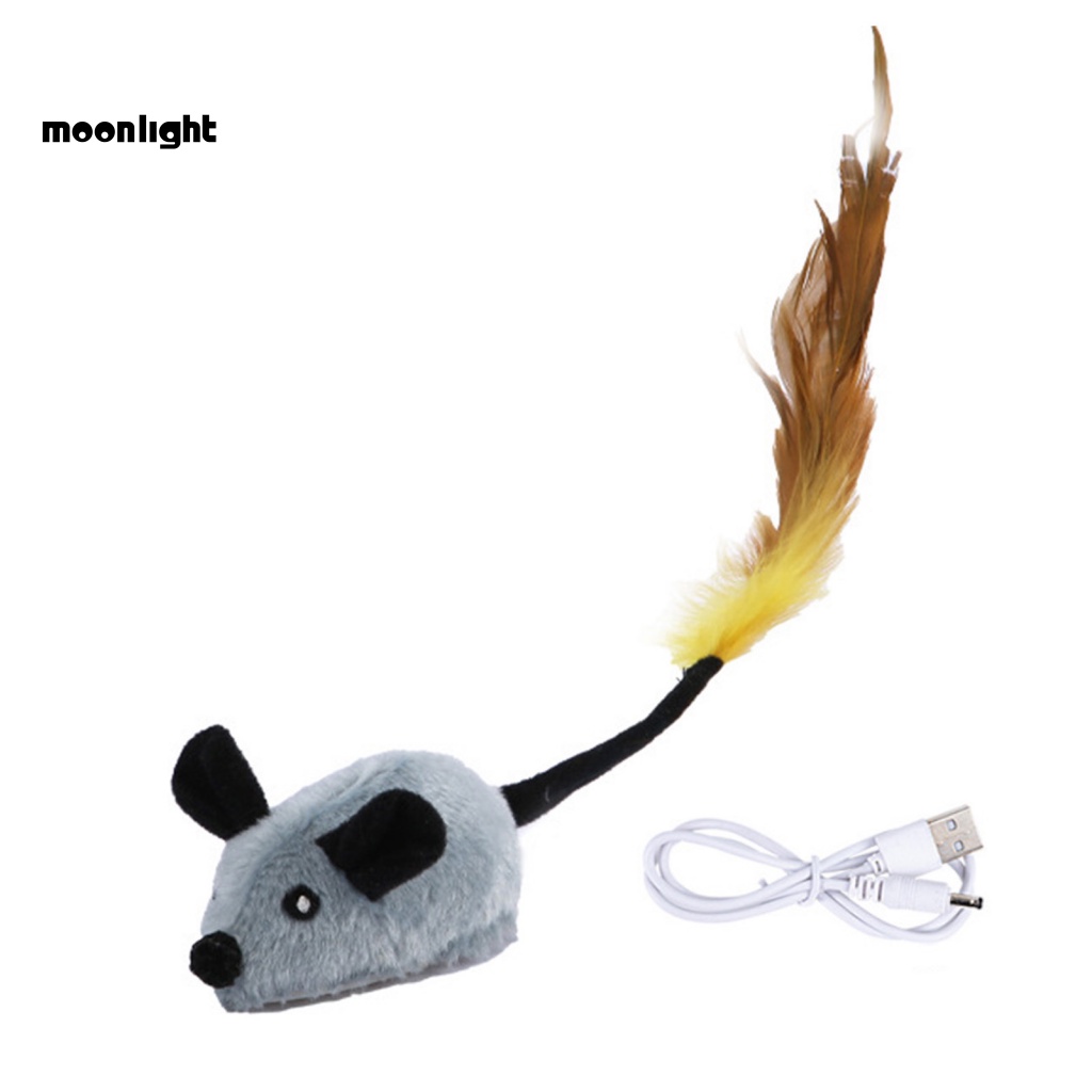Exciting Cat Toy with Led Lights Rechargeable Interactive Realistic ...
