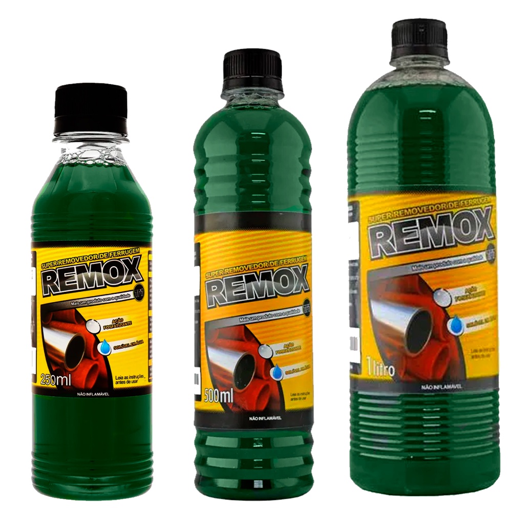 Removedor Tira Ferrugem Profissional Remox Uso Geral Medidas A Escolher ...