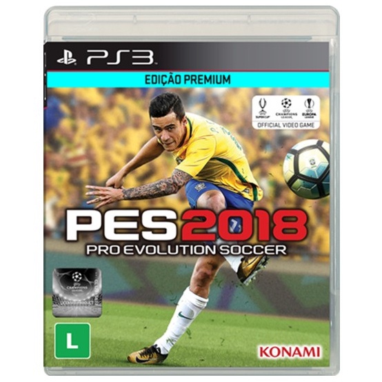 PES 2018 - PRO EVOLUTION SOCCER 2018 - PS3 MIDIA FISICA ORIGINAL ...
