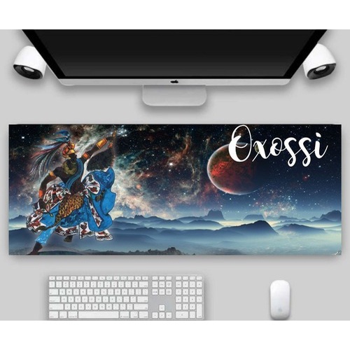 Deskpad Mouse Pad 90x40 Extra Grande Personalizado Oxossi lindos ...