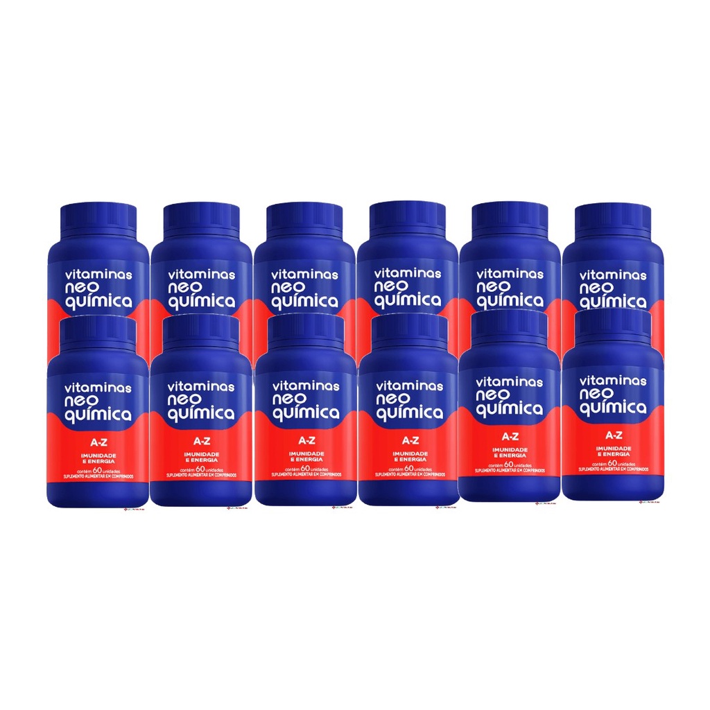 Kit Com 12x Vitaminas Centrotabs A-Z 60 Comprimidos - Neo Quimica ...