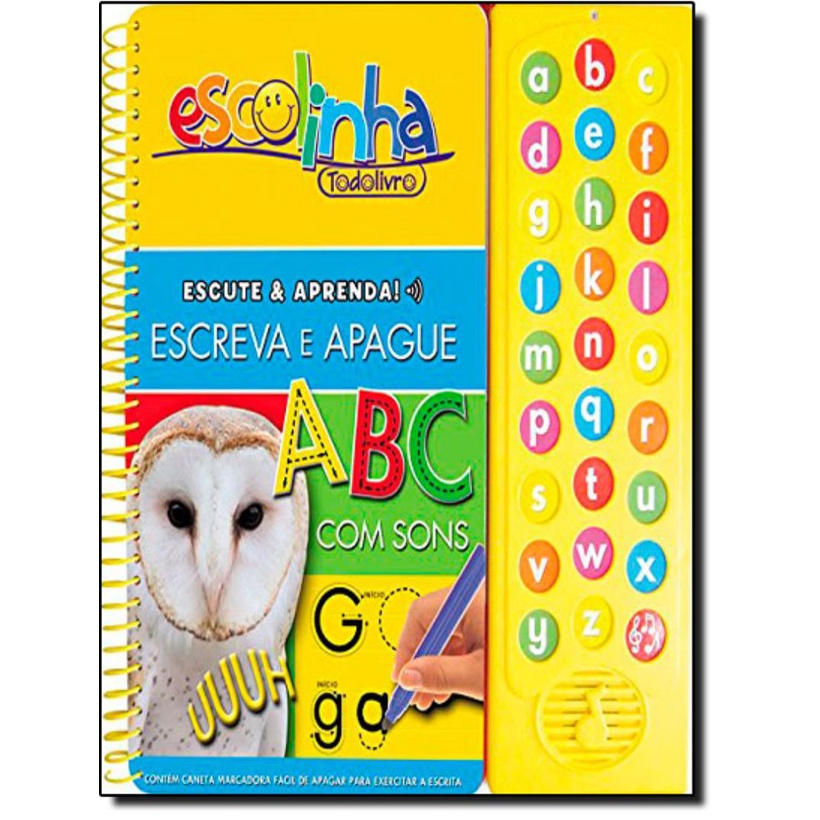 Escute Aprenda Escreva E Apague Abc Csons | Shopee Brasil Escute Aprenda Escreva E Apague Abc Csons | Shopee Brasil