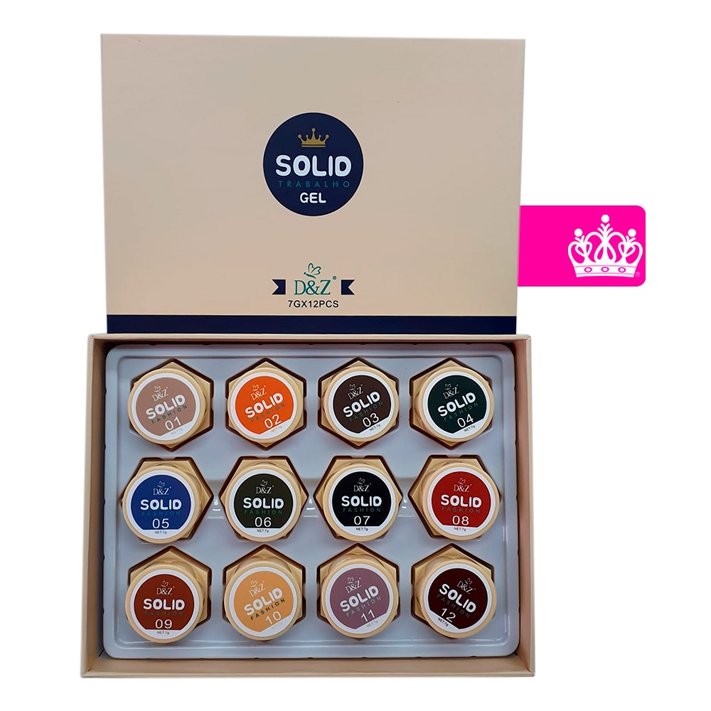 Gel Solido Coleção Trabalho 7g - Solid D&Z | Shopee Brasil