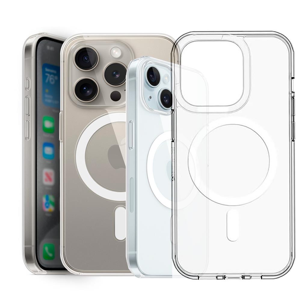 Capinha iPhone 15 Todos Modelos MagSafe Magnetica Capa Lancamento Carregamento por Inducao Com e ...