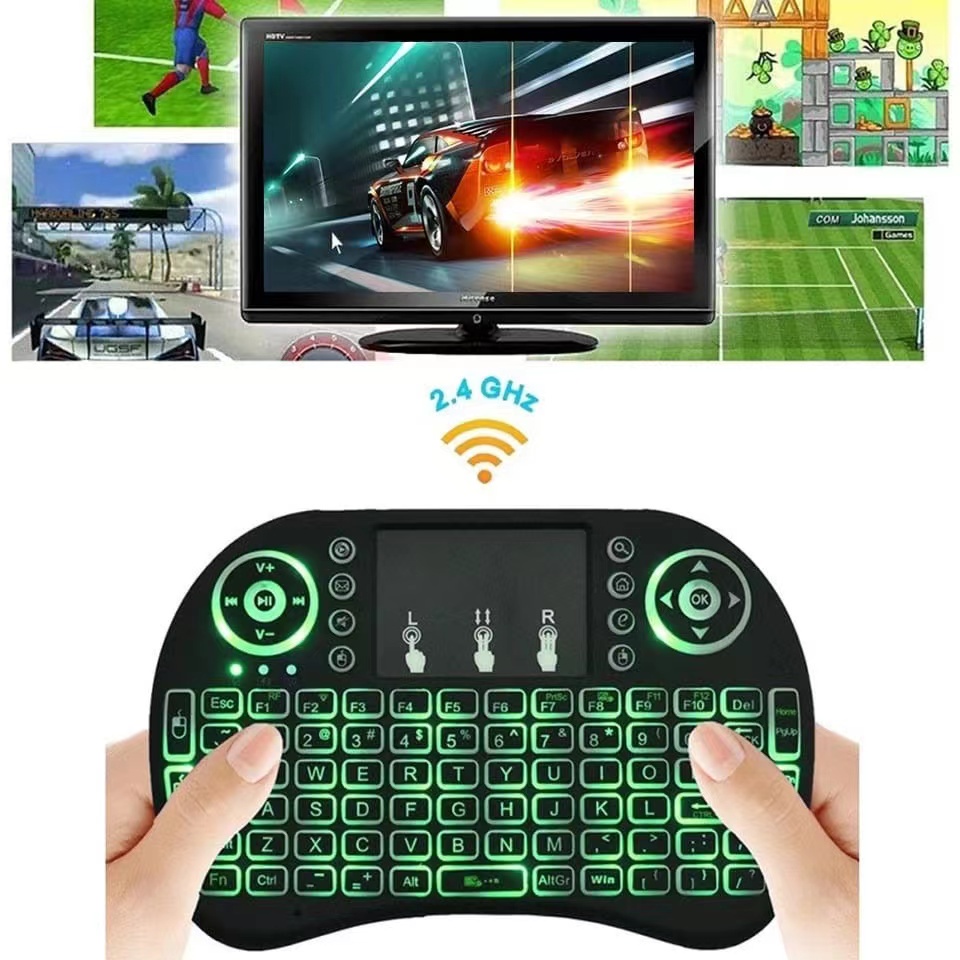 Mini Teclado Controle Sem Fio Wireless Iluminado | Shopee Brasil