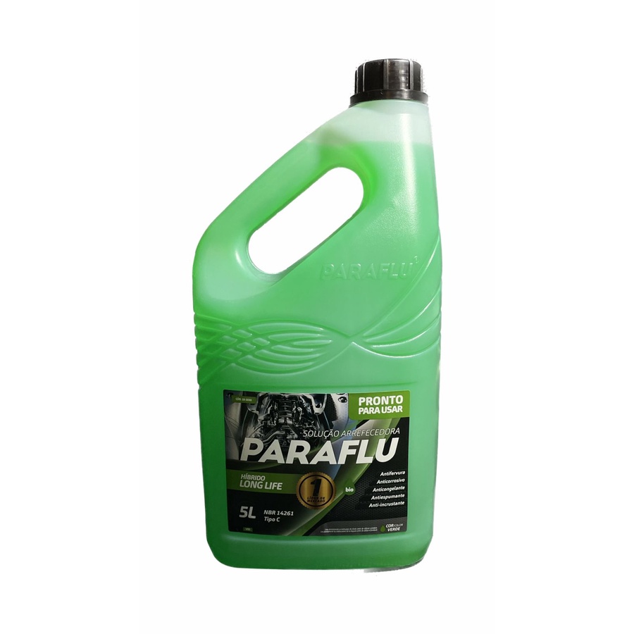 PARAFLU 10-3030 ADITIVO PRONTO USO HIBRIDO LONG LIFE VERDE 5L | Shopee ...