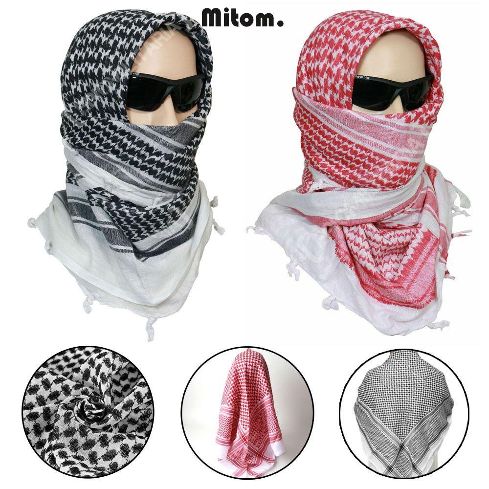MITOM 1Pcs Lenço De Shemagh Muçulmano Scarf , Bandana Palestina Square ...