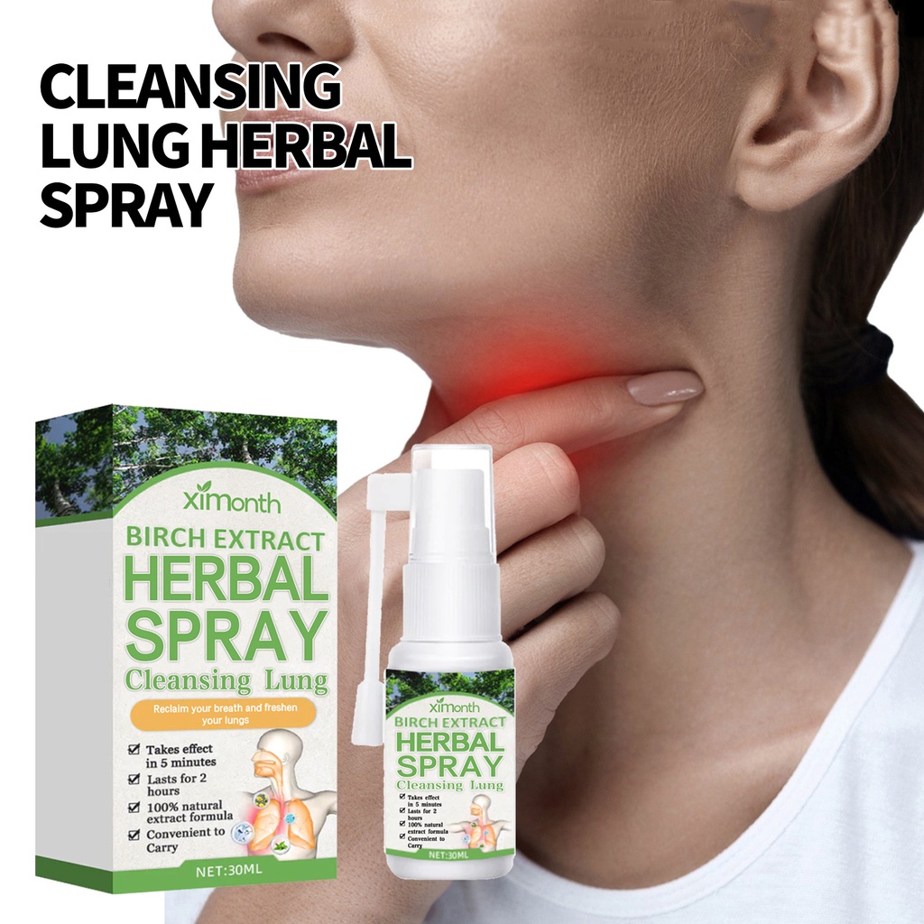 Herbal Spray De Limpeza Pulmonar-Poderoso Suporte Limpar A Inflamação ...