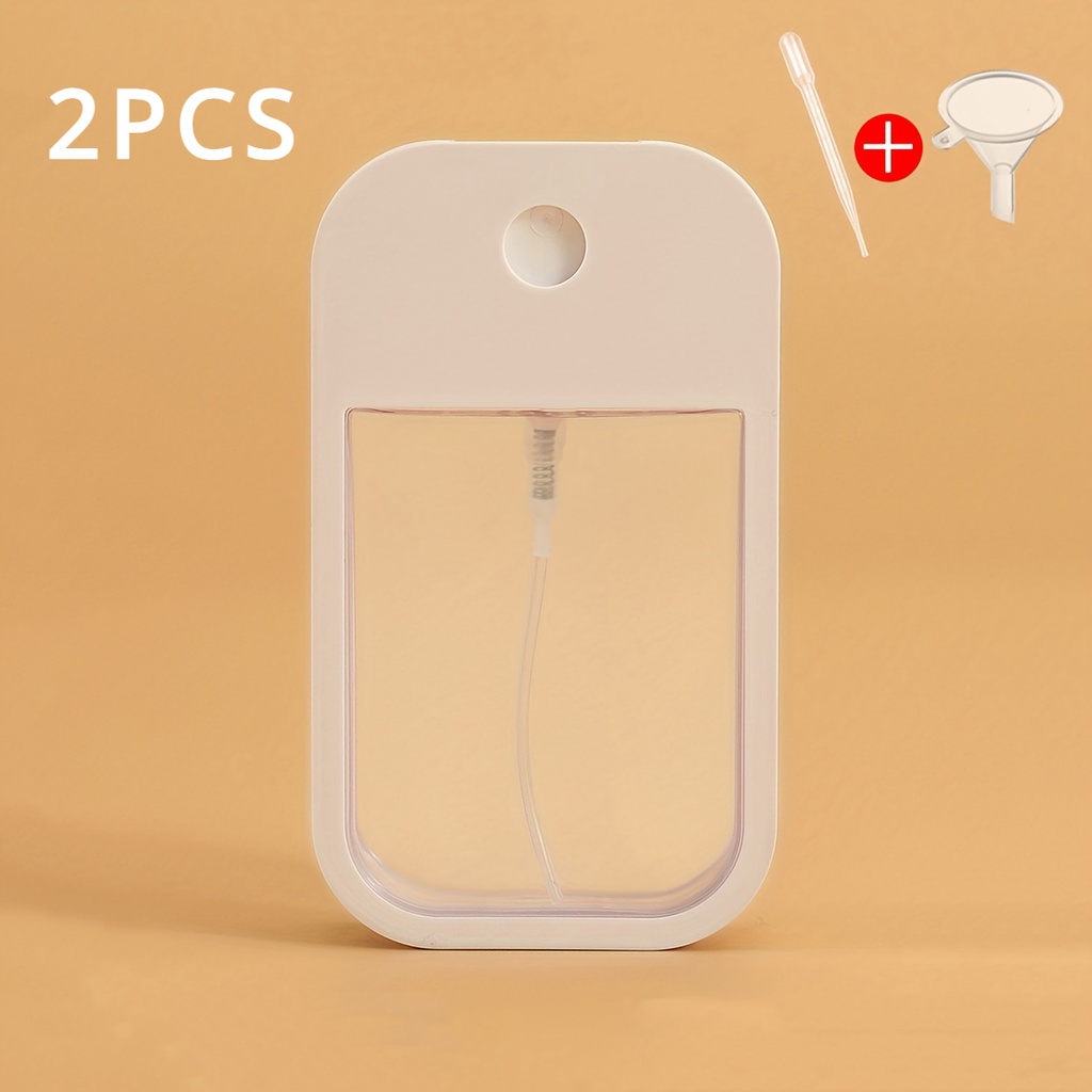 2PCS 1.52oz Mini Card Spray Garrafa Sanitizante De Mãos Frascos Vazios ...