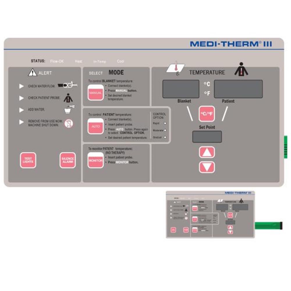 Teclado Controle Temperatura Gaymar Meditherm 3 - Cód 1213 | Shopee Brasil