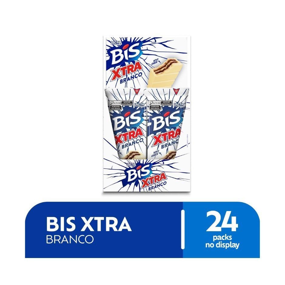 CHOCOLATE BIS XTRA BRANCO C/24 | Shopee Brasil