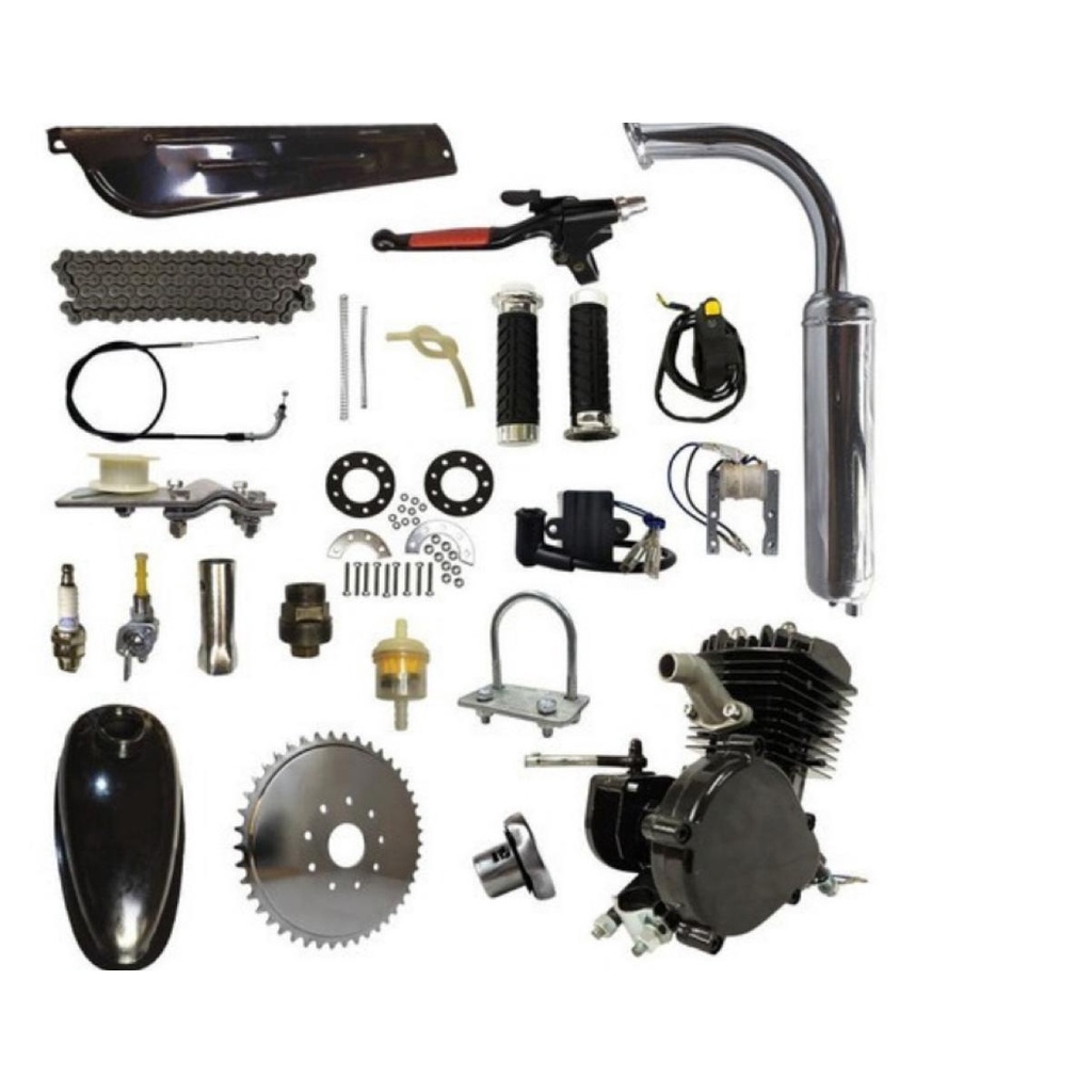 Kit Completo Motor P/ Bicicleta Motorizada 80cc | Shopee Brasil