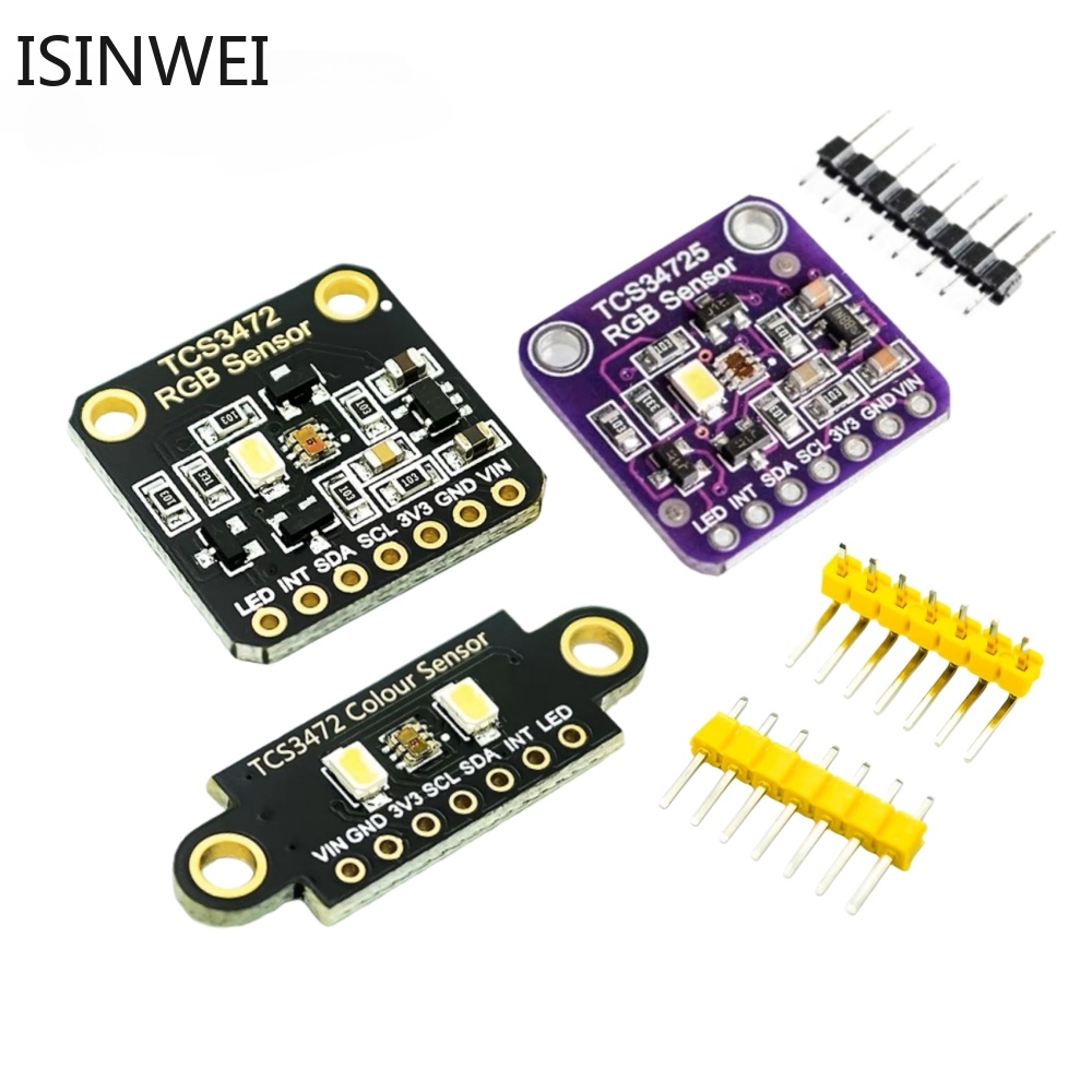 TCS34725 Módulo De Reconhecimento De Sensores De Cor RGB Development Board IIC Para Arduino ...